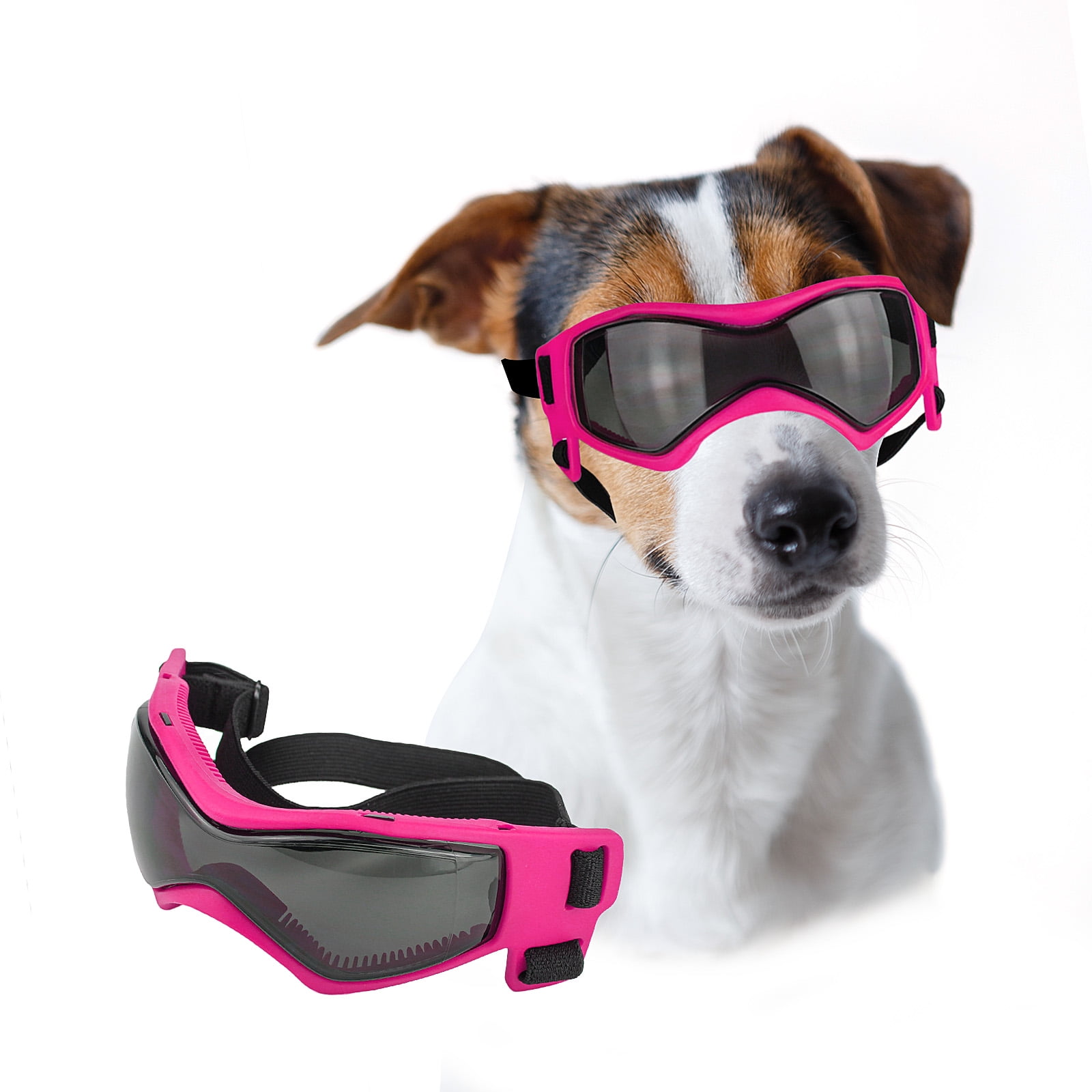 PETLESO Dog Goggles for Medium Dog Anti-UV Windproof Dog Sunglasses ...