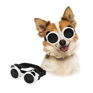 PETLESO Pet Goggles Dog Sunglasses Windproof Anti-UV Goggle with ...