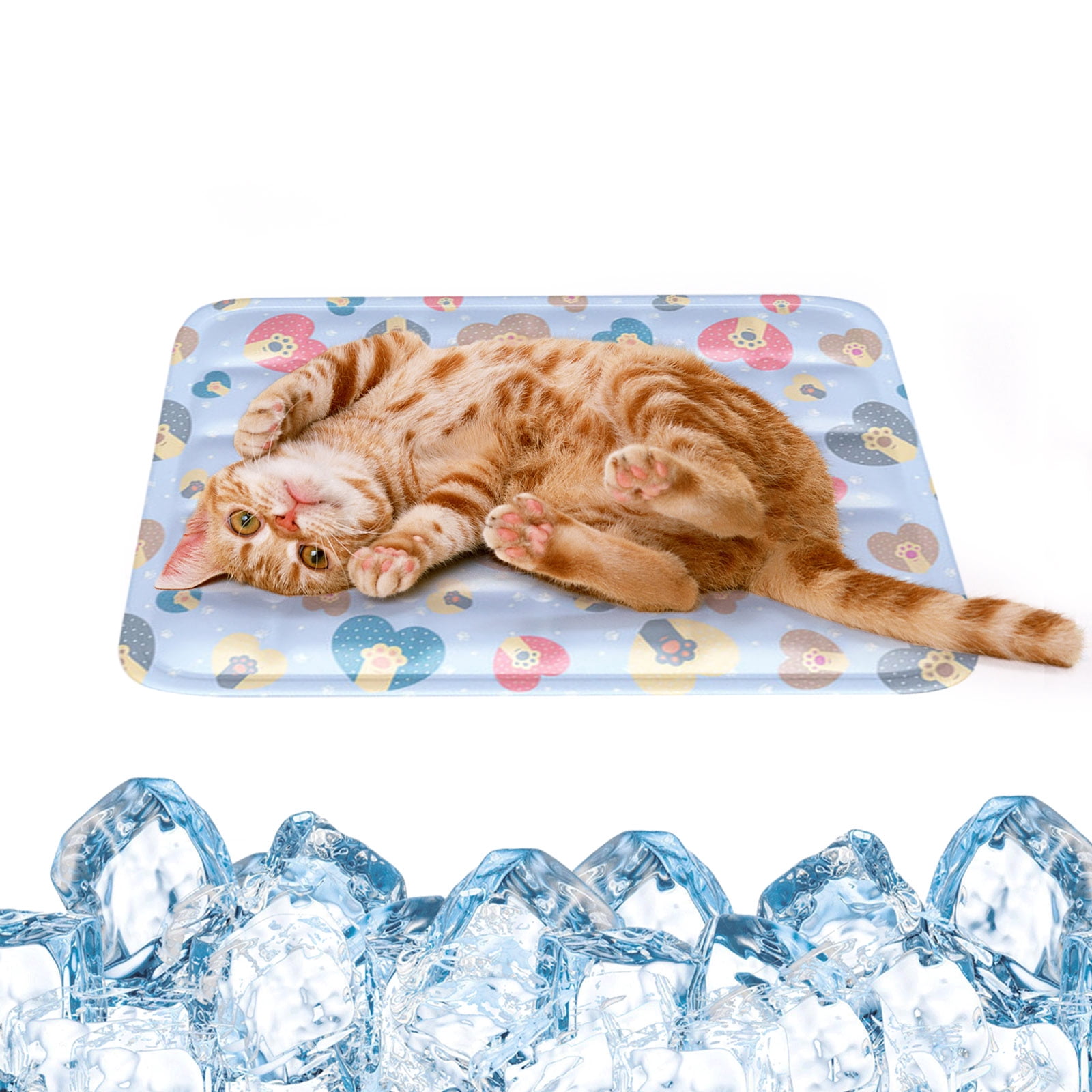 PETLESO Pet Cooling Mat Cat Self Cooling Pad Ice Pads, Pets Summer ...