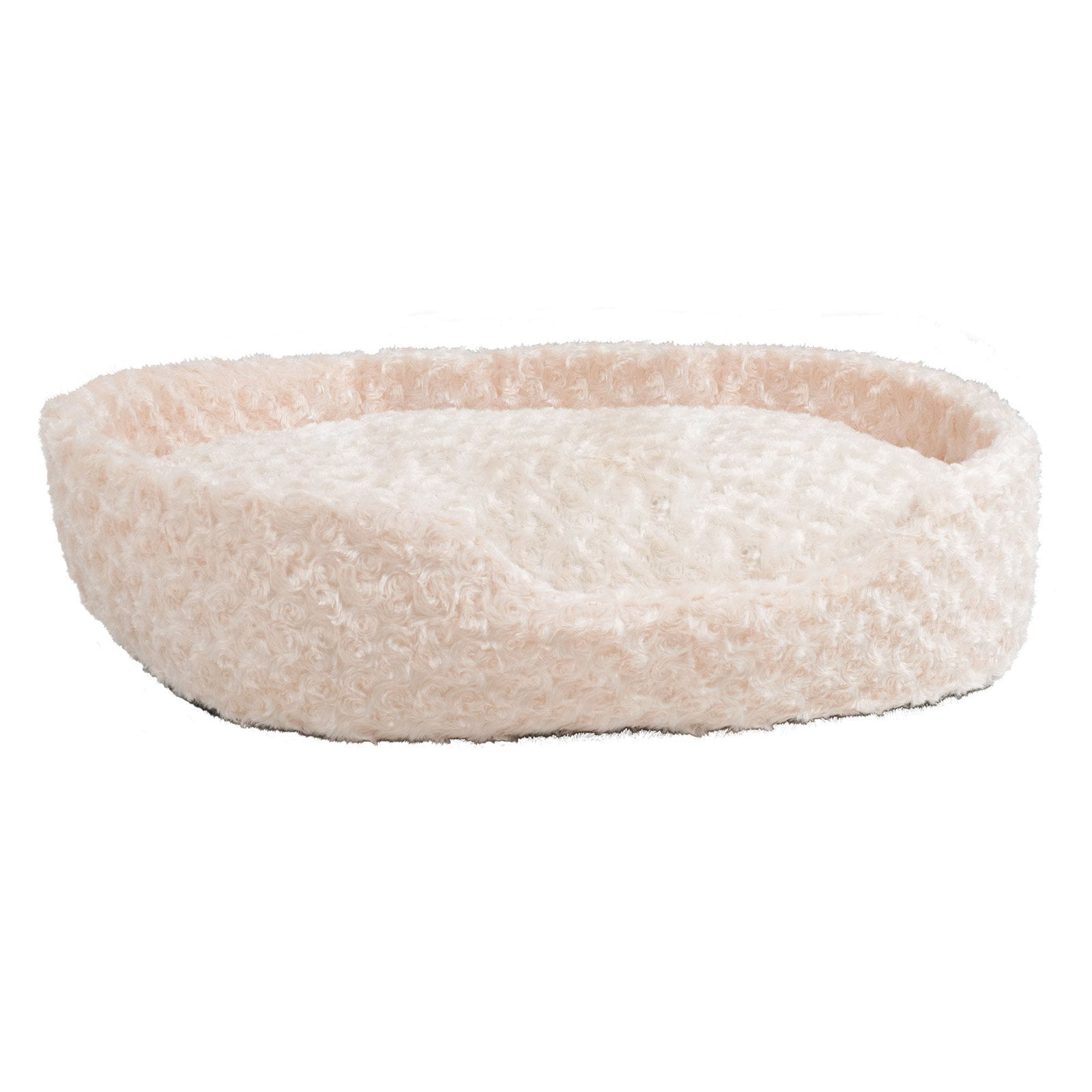 PETMAKER Cuddle Round Plush Pet Bed, X-Large, Ivory - Walmart.com
