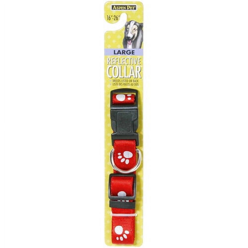 PETMATE 22478 1x16-26 RED Paw Collar - Walmart.com