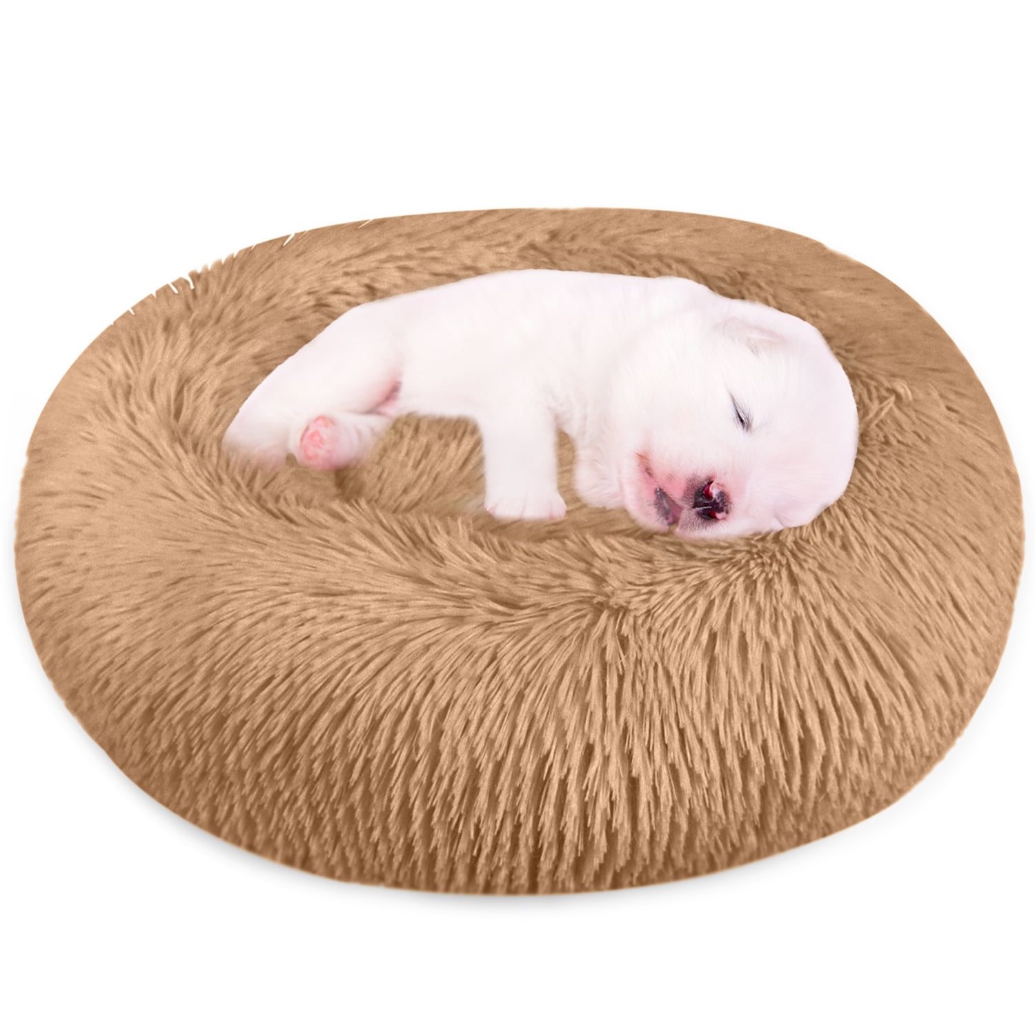PETORO Dog Bed, Cat Bed, Pet Bed, Anti-Anxiety Machine Washable Donut ...