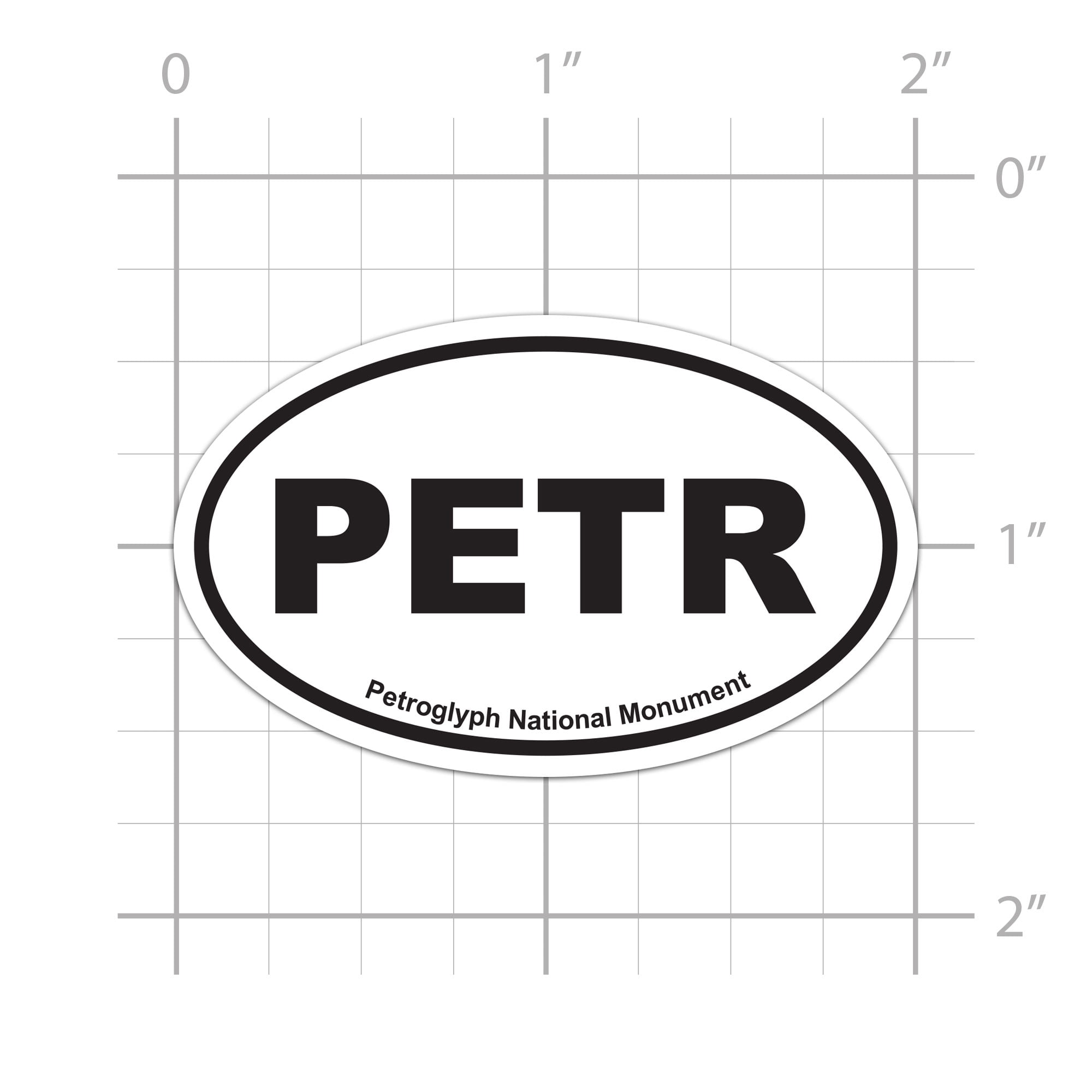 PETR Petroglyph National Monument Sticker for water bottle phone ...