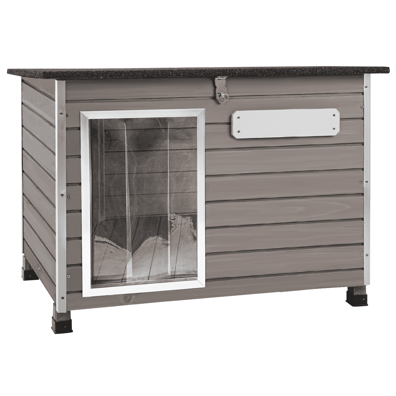 PETSCOSSET Dog House Outdoor Wooden Puppy Shelter for Small Sized Dogs ...