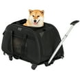 PETSFIT Extra Large Pet Carrier with Wheels Designed for 2 Small Dogs ...
