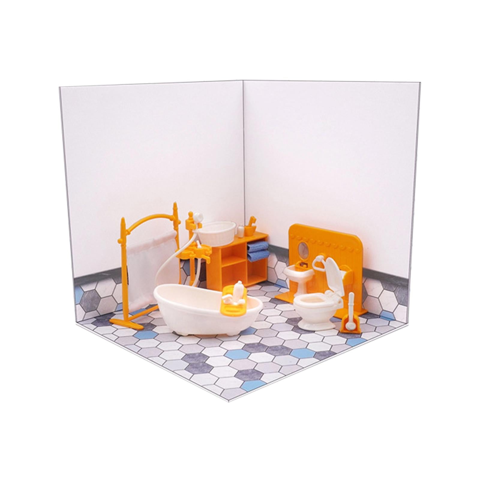 PETSOLA 1:12 Backdrop Scene Model Background Board, Scene Diorama Photo ...