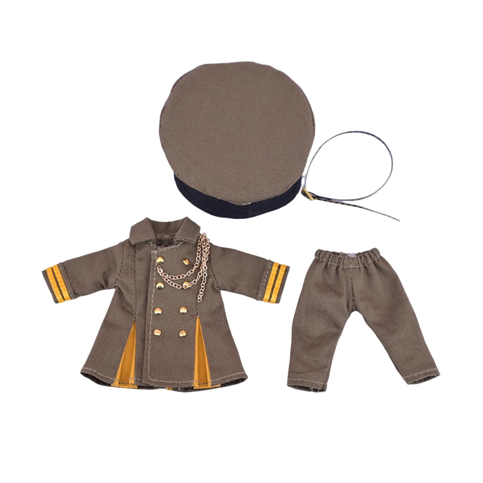 PETSOLA 1/12 Doll Clothes and Accessories,Doll Uniform Coat Set ...