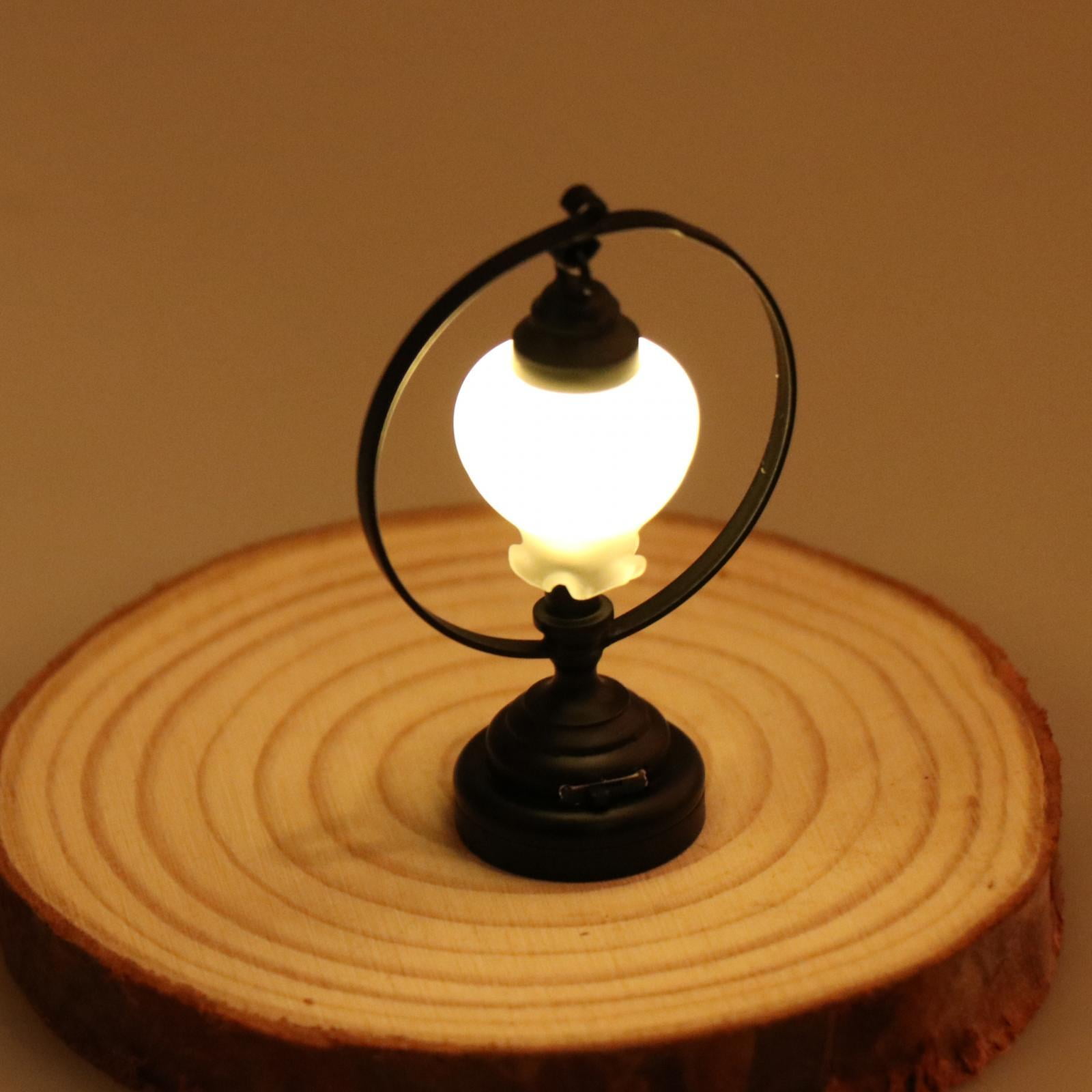 PETSOLA 1/12 Dollhouse Miniature Table Lamp, Doll Accessories ...