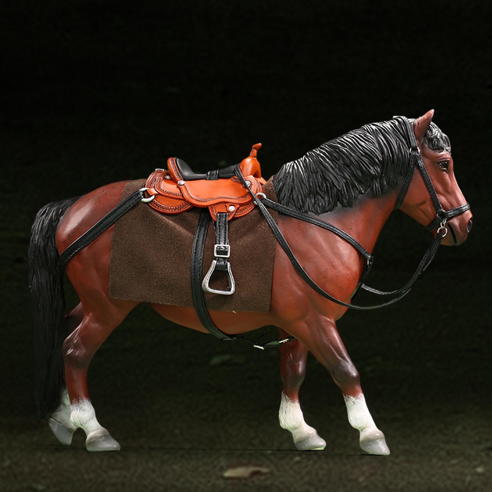 PETSOLA 1/12 Scale Horse Model Horse Toys Ornaments Miniature ...