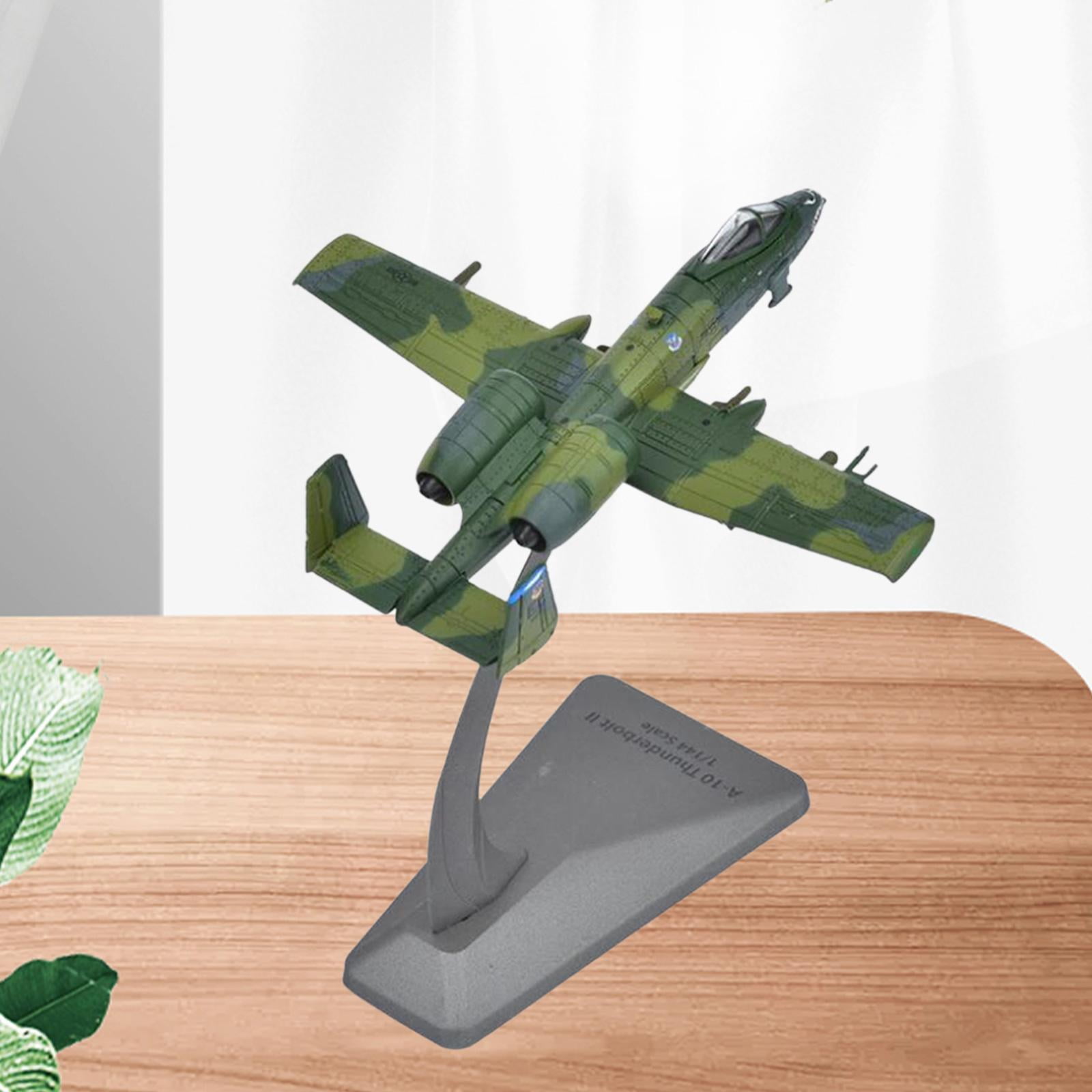 PETSOLA 1/144 A10 Fighter Plane Airplane Model Simulated Gift Metal ...
