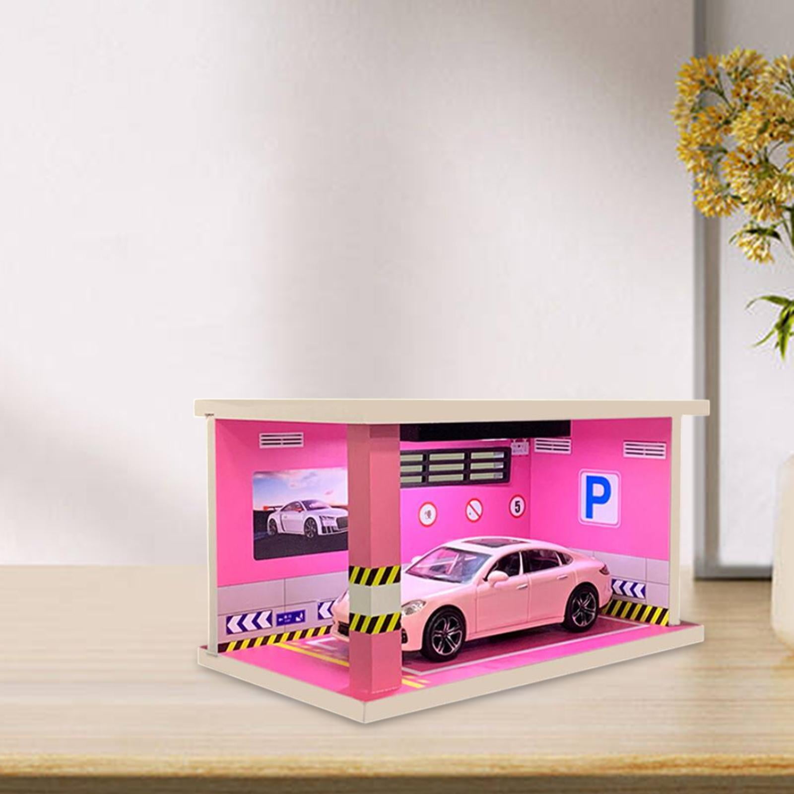 PETSOLA 1/32 Scale Car Display Case,Diecast Car Parking Garage ...