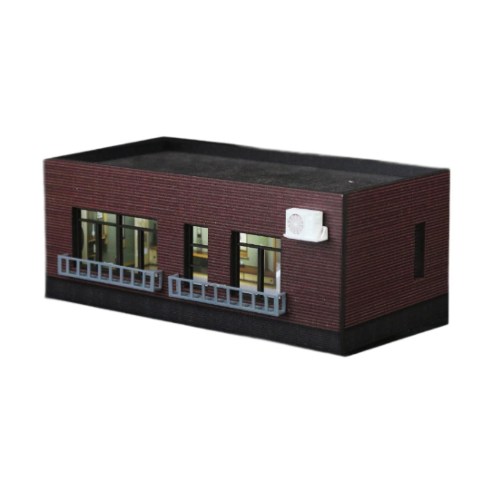 PETSOLA 1/64 HO Scale Model House Diorama, Micro Landscape Realistic ...