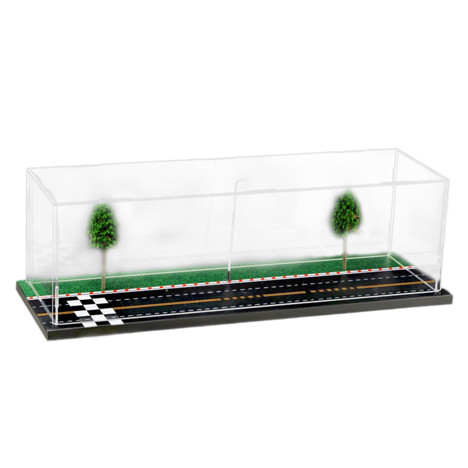 PETSOLA 1:64 Model Car Show Case 1:64 Parking Lot Display Case ...