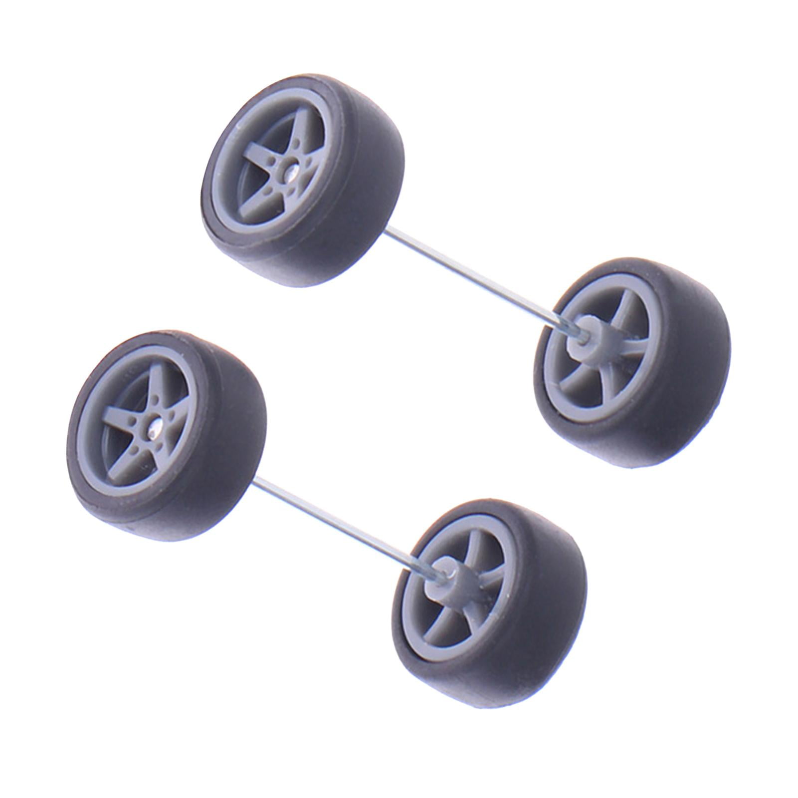 PETSOLA 1: 64 Wheels and Tires Set Wheels Model Wear Resist RC Upgrade ...