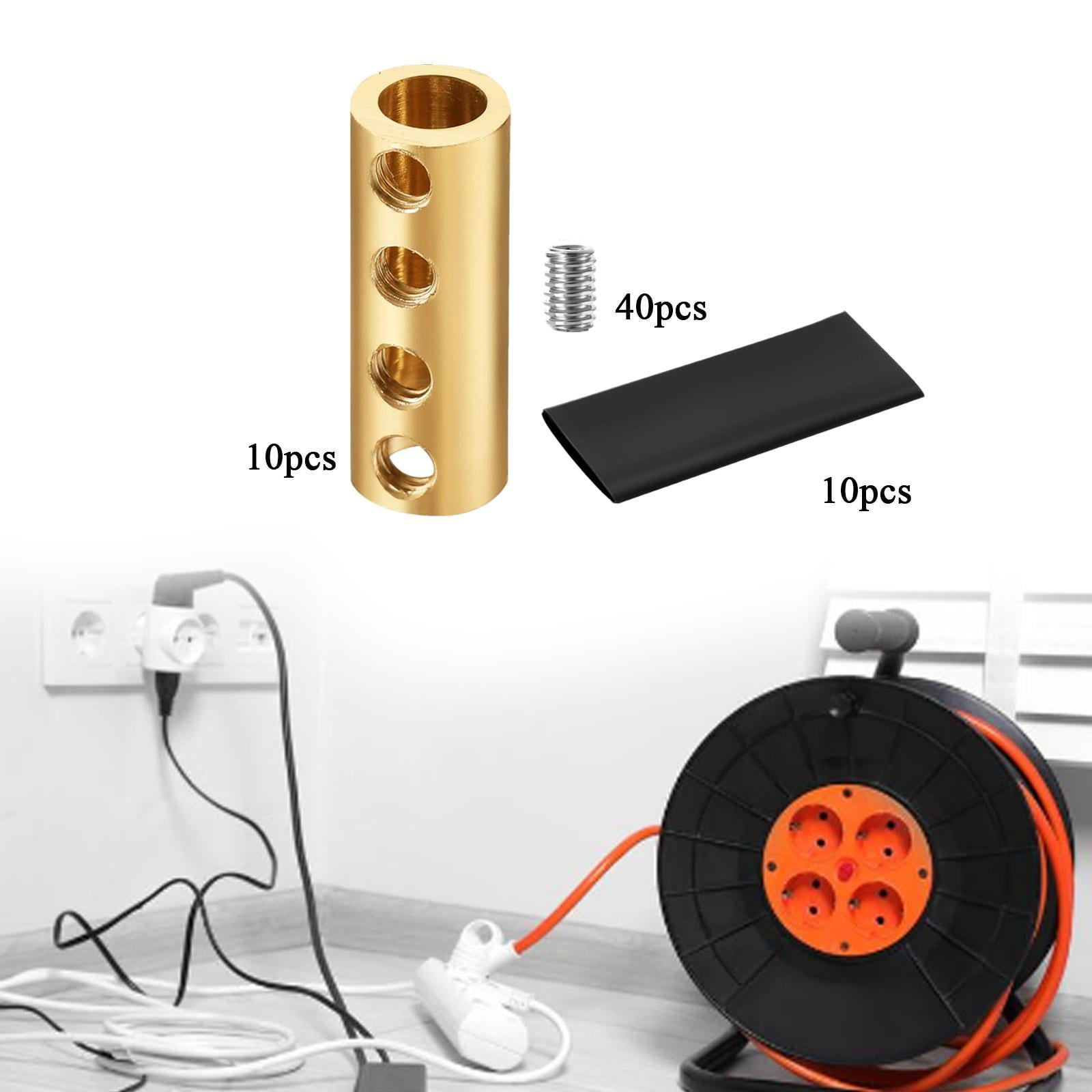 PETSOLA 10 Pieces 6 AWG Wire Connector Nut Kit, 80Amp Screw Quick ...