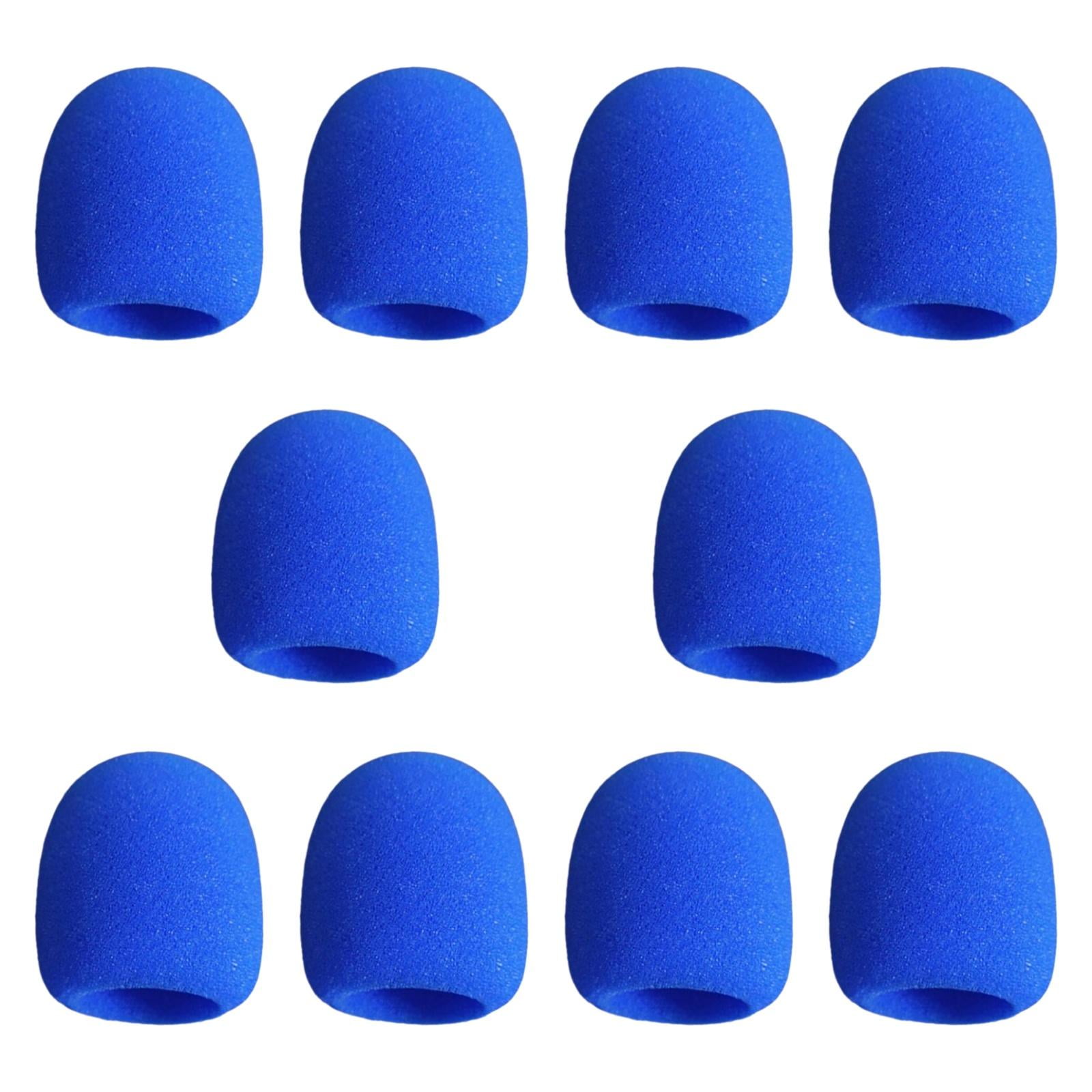 PETSOLA 10 Pieces Microphone Cover Foam Mic Cover Sturdy Thicked ...