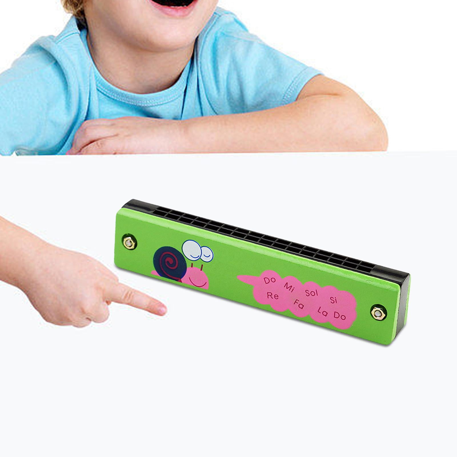 PETSOLA 16 Holes Harmonica, Kids Harmonica, Educational Portable Mouth ...