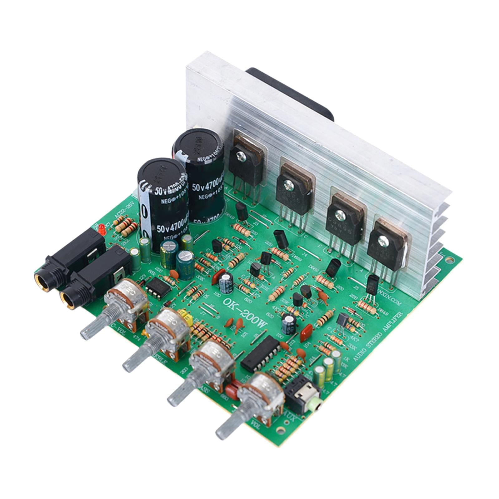 PETSOLA 2.0 Channel Amplifier Board Stereo Amp Board High Power AC18V ...