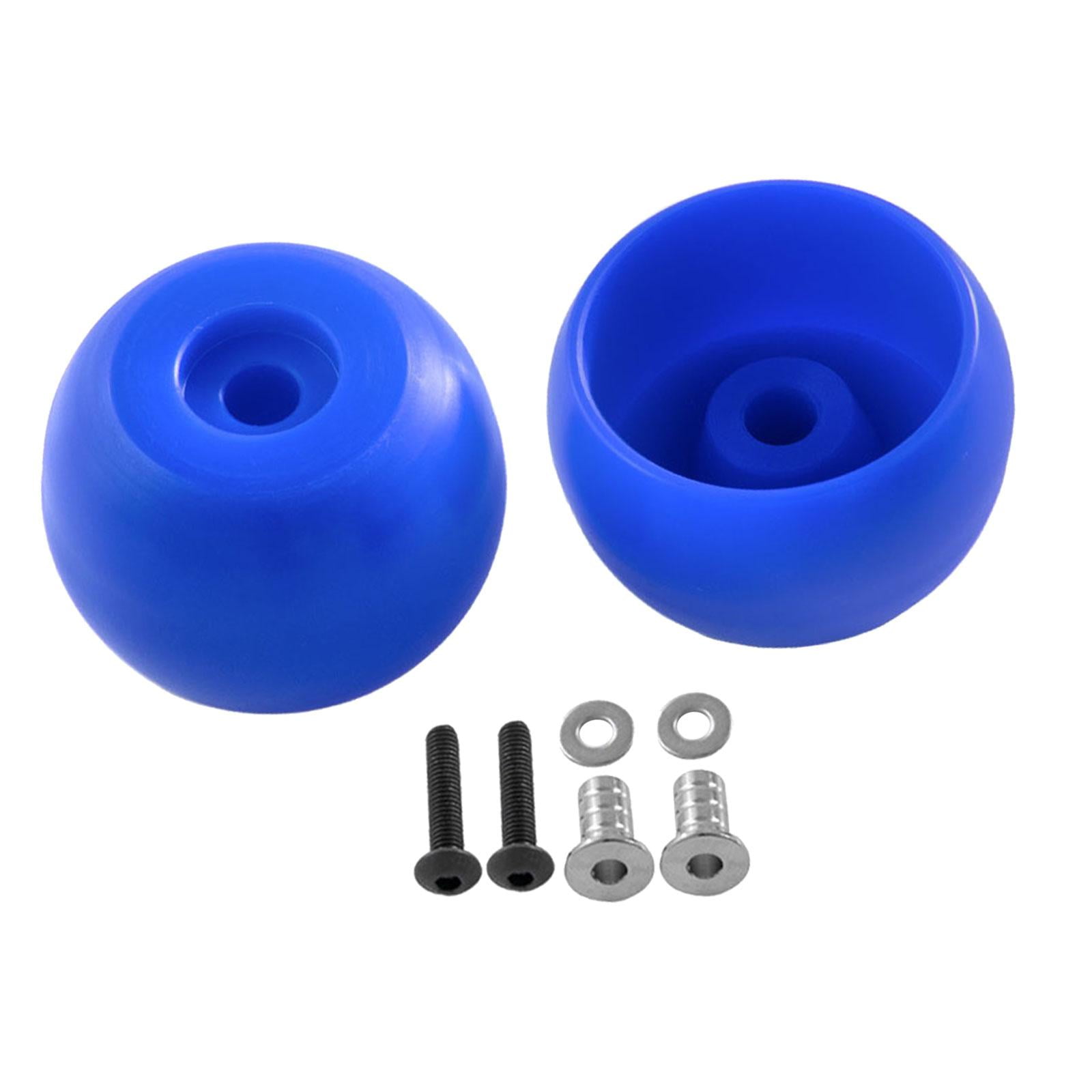 PETSOLA 2 Pieces 1/4 Motorcycle Side Wheel Upgrade Parts Race Steel ...