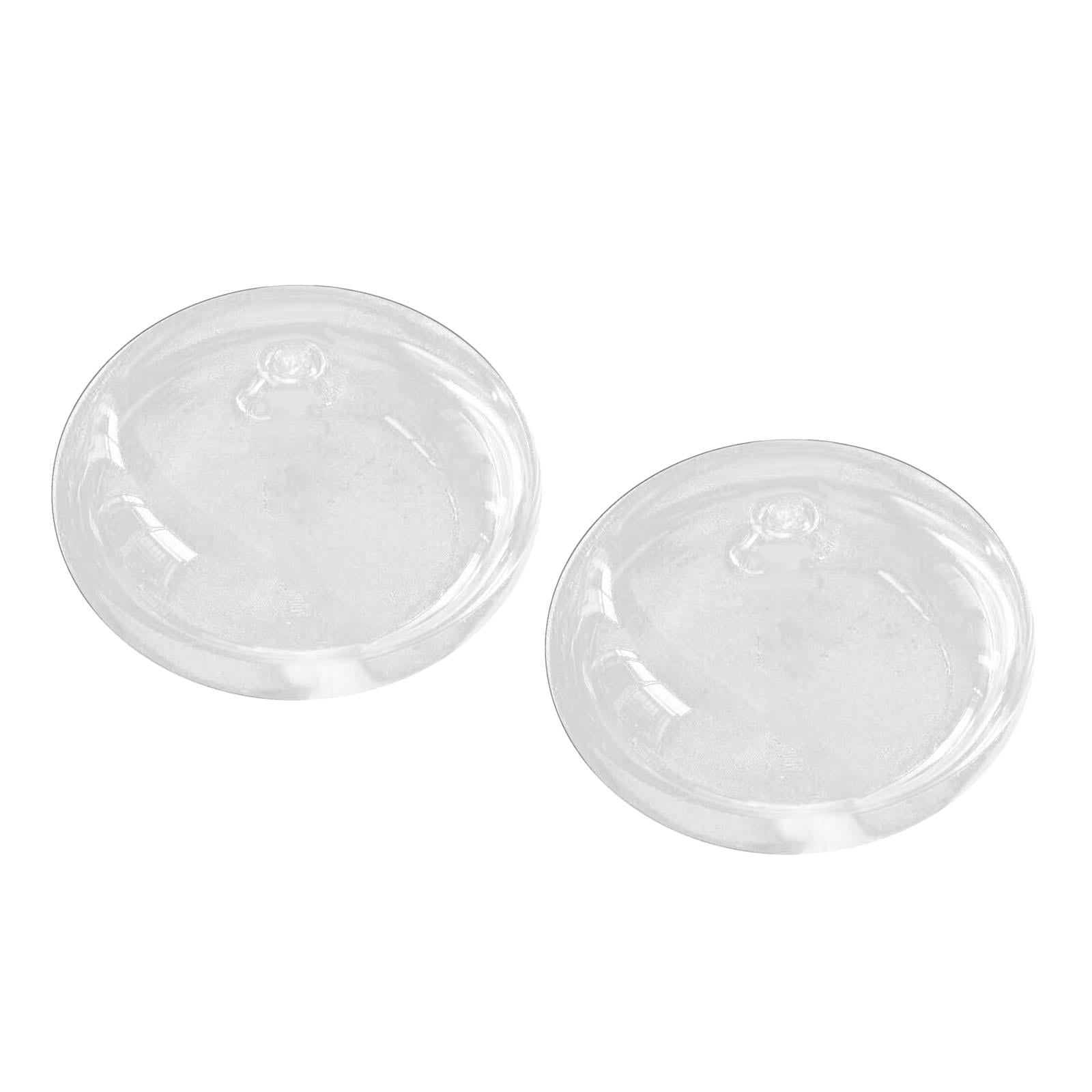 PETSOLA 2 Pieces Refillable Oil Lamps Clear Glass Oil Lamps Transparent ...