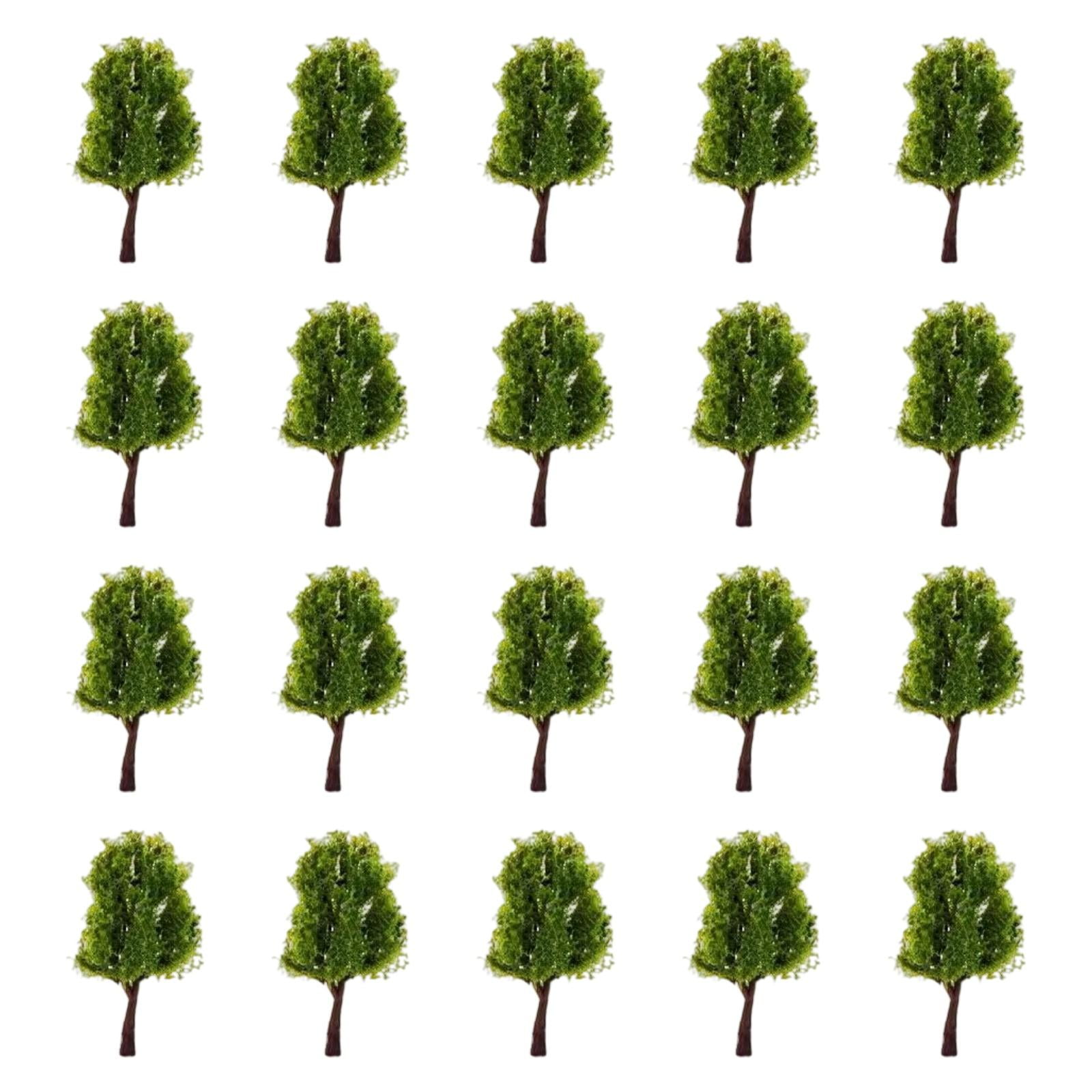 PETSOLA 20 Pieces Model Trees Layout Miniature Trees for Sand Table ...