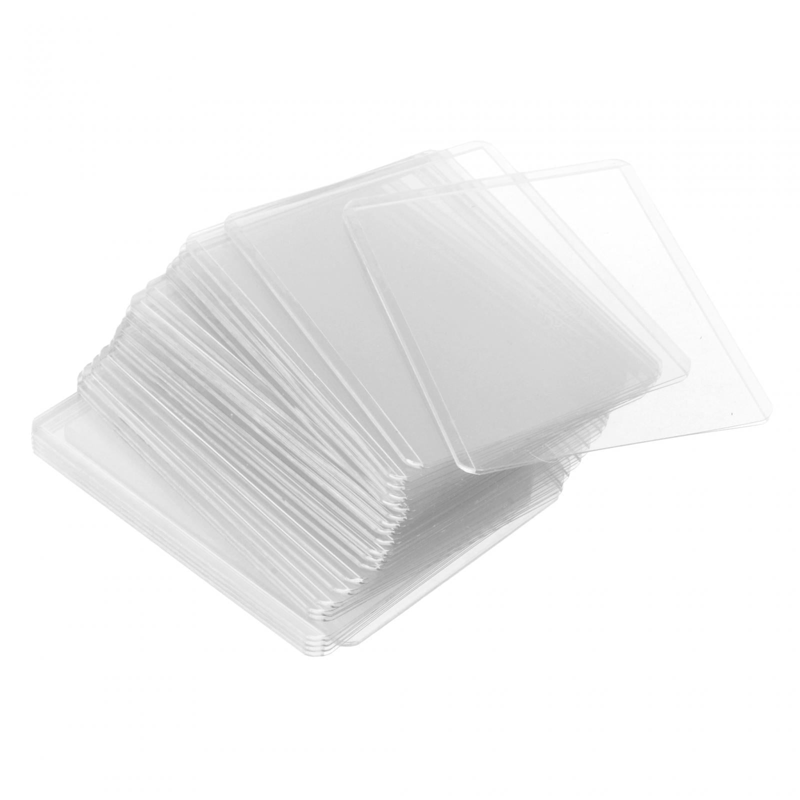 PETSOLA 25 Pieces Card Sleeves Protectors Visible Professional Display ...