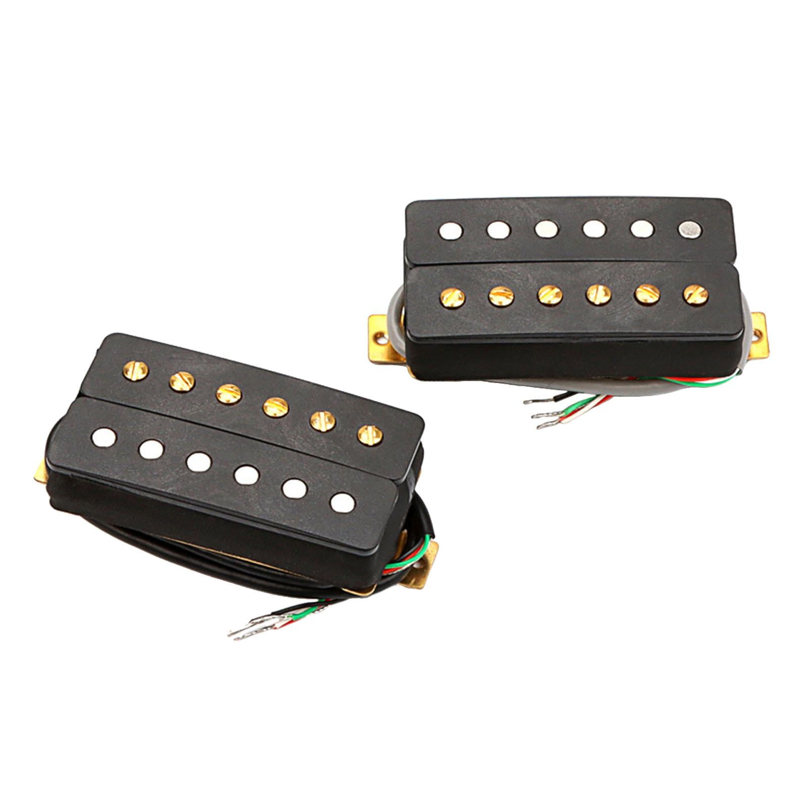 PETSOLA 2Pcs Double Coil Ceramic Pickup Humbucker Double Coil Pickups ...