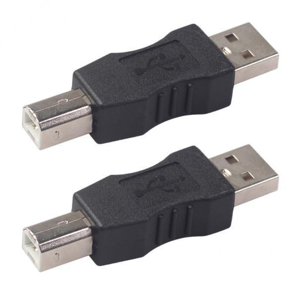 PETSOLA 2x2x USB Printer Port Type A Male USB Type B Male Connector ...