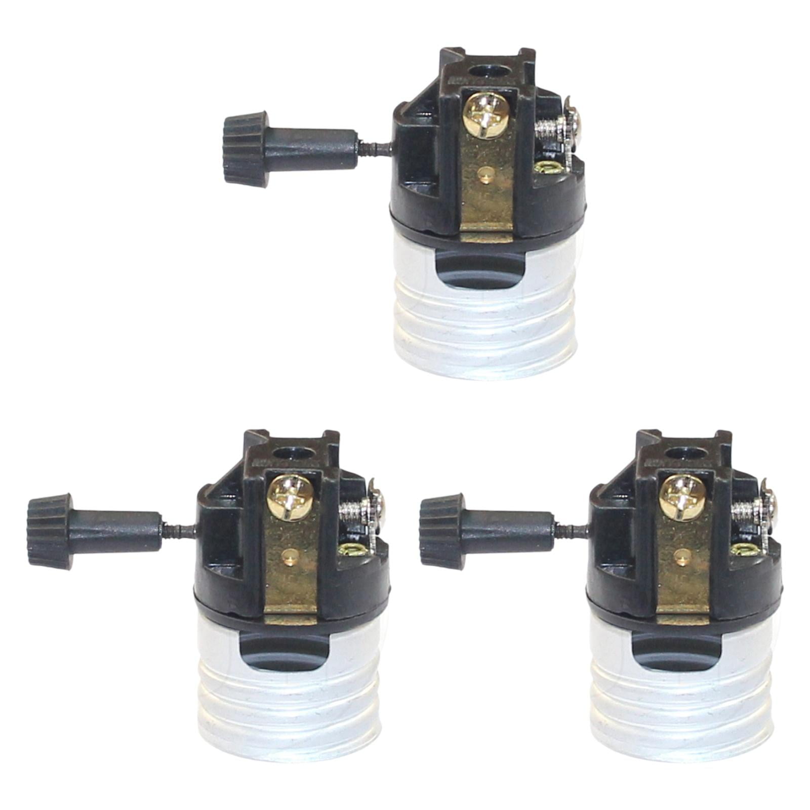 PETSOLA 3 Pieces E26 Lamp Holder E26 Lamp Socket,Modern,Heat Resistant ...