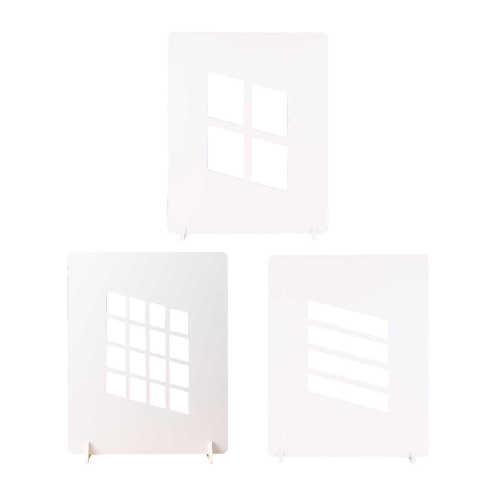 PETSOLA 3 Pieces Light and Shadow Boards Photography Backdrop Reusable ...