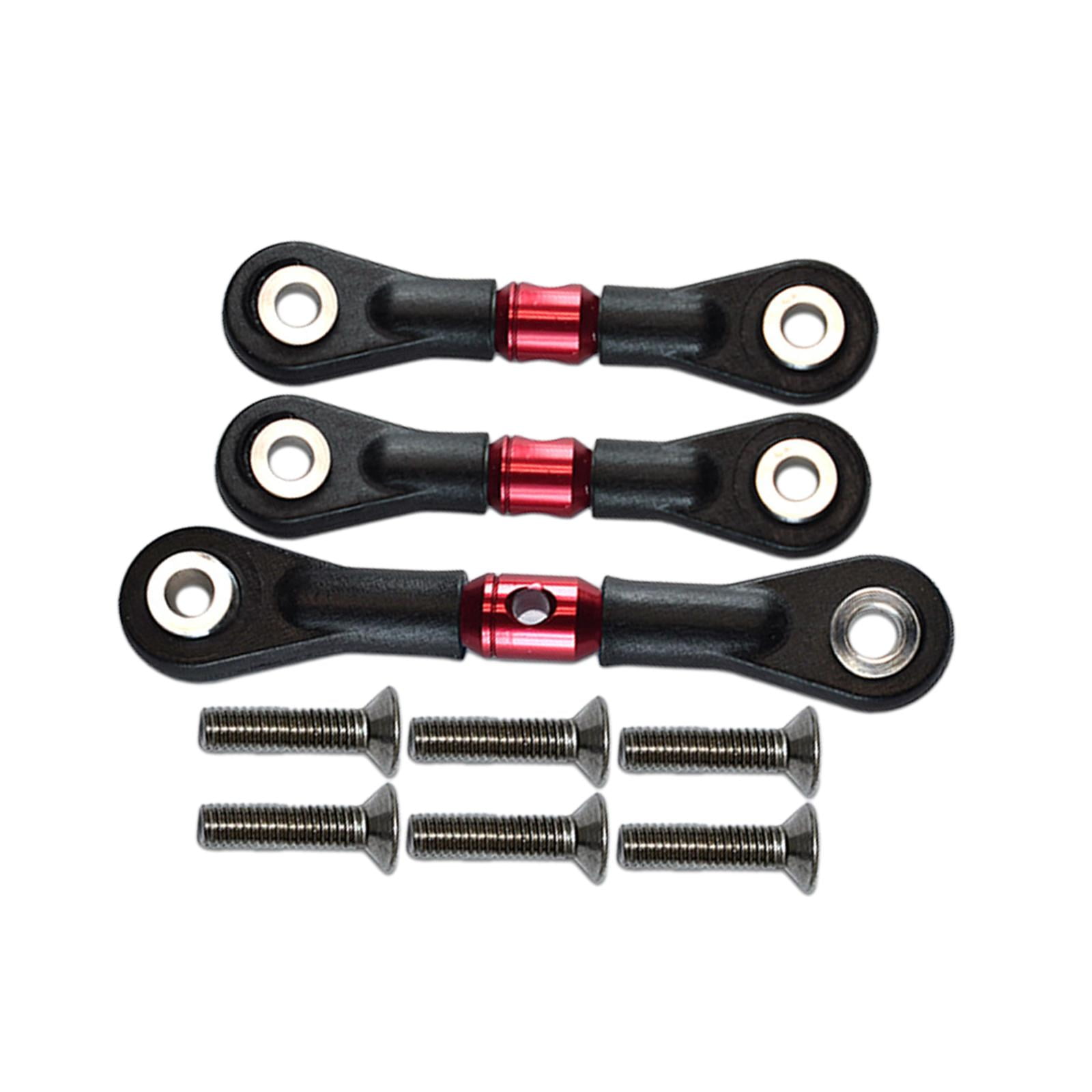 PETSOLA 3 Pieces Steering Link Rod Linkage Rod End High Strength ...