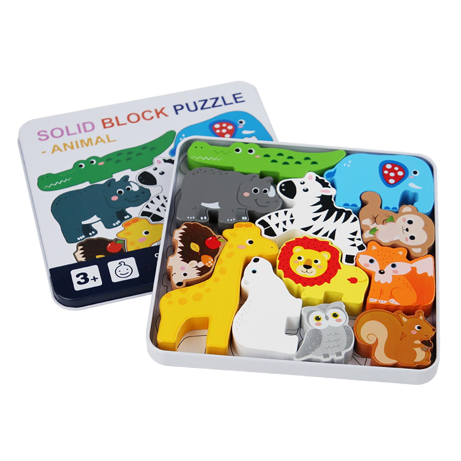 PETSOLA 3D Cartoon Jigsaw Puzzles Educational Toy,Gifts,Color ...