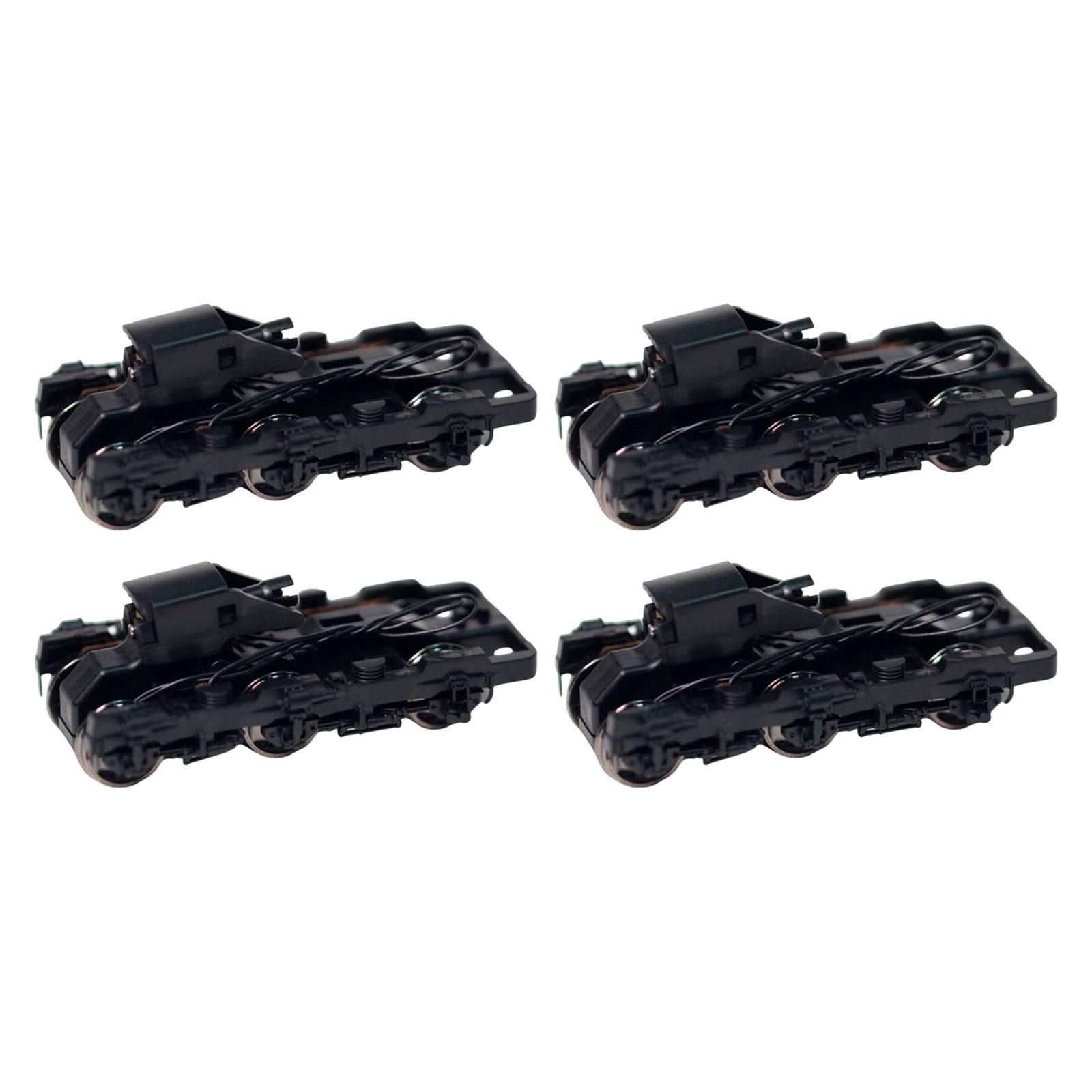 PETSOLA 4 Pieces Model Train Bogies Diorama Landscape Spring Bogies for ...