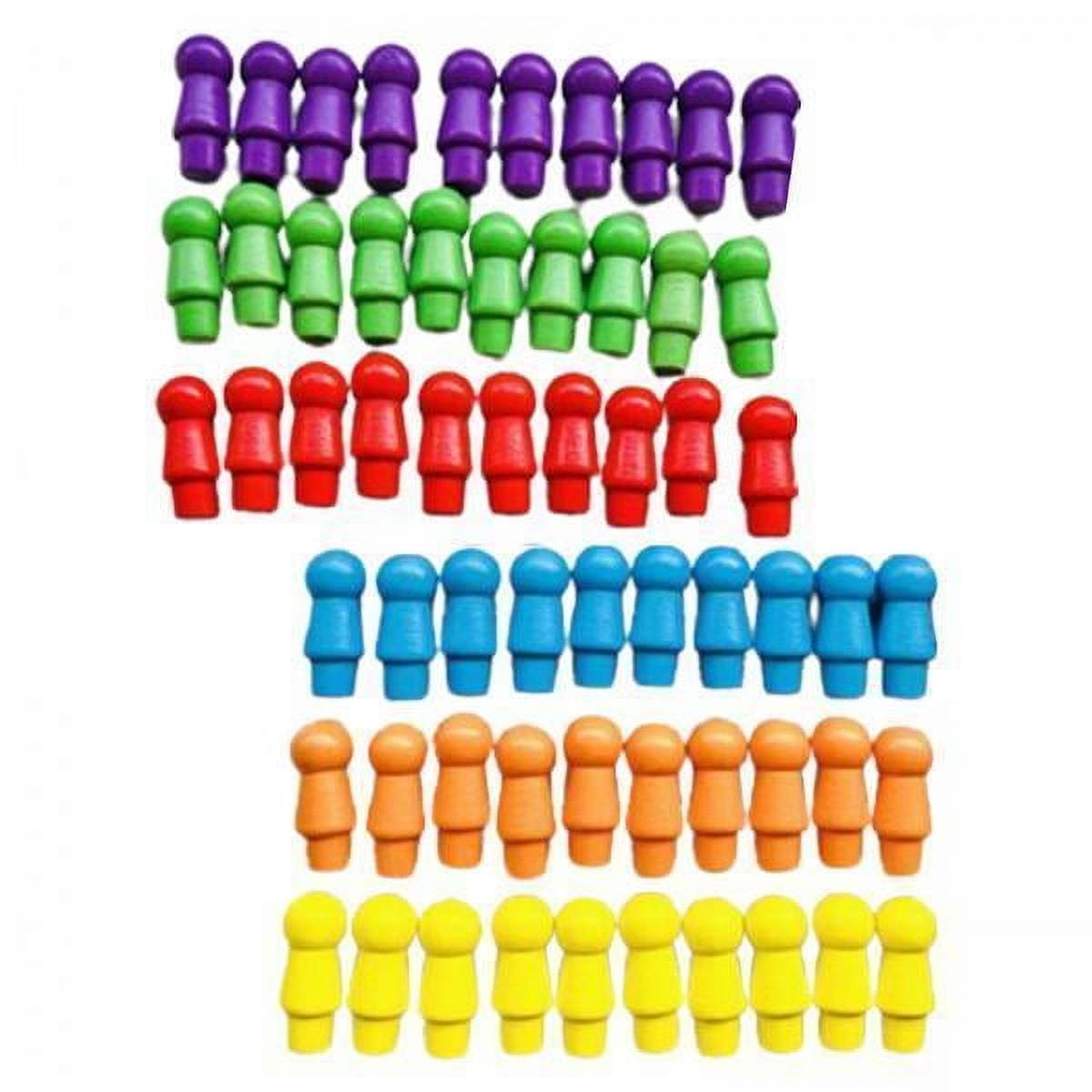 PETSOLA 4x 60Pcs Wooden Checkers Pieces Classic Wooden Chess Game ...