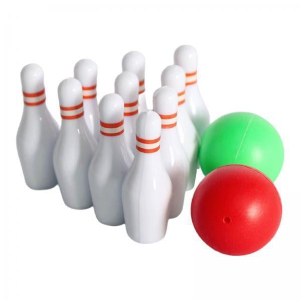 PETSOLA 4xDolls House Bowling Ball Set Miniature Games Toy Accessory ...