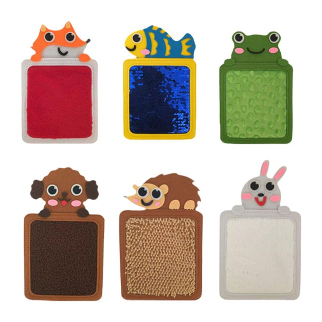 PETSOLA 6 Pieces Sensory Mats Sensory Panel Textured,Portable,Assorted ...