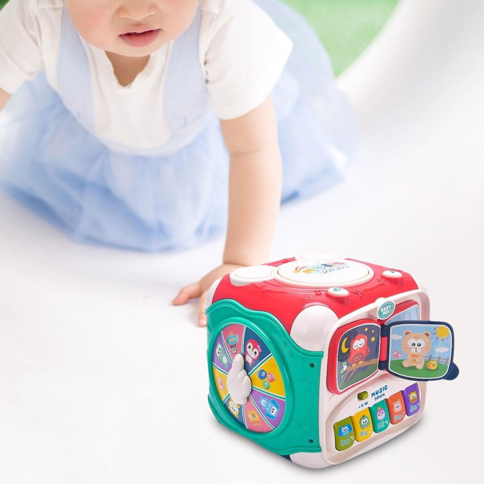 PETSOLA 6 in 1 Activity Cube 6 in 1 Multifunctional Play Center Travel Toys Baby Learning ...
