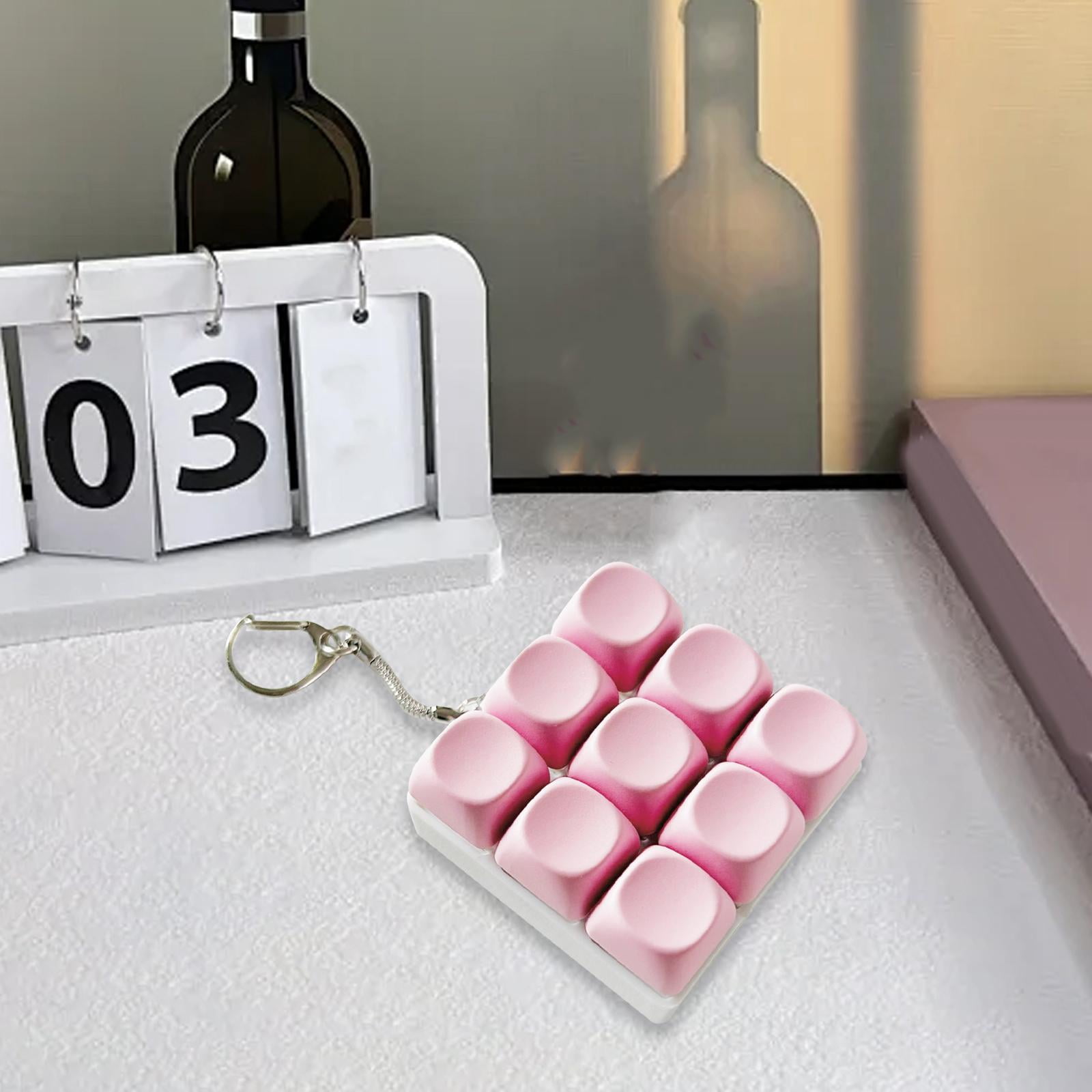PETSOLA 9 Key Keyboard Keychain Mechanical Keypad for Birthday Gift ...