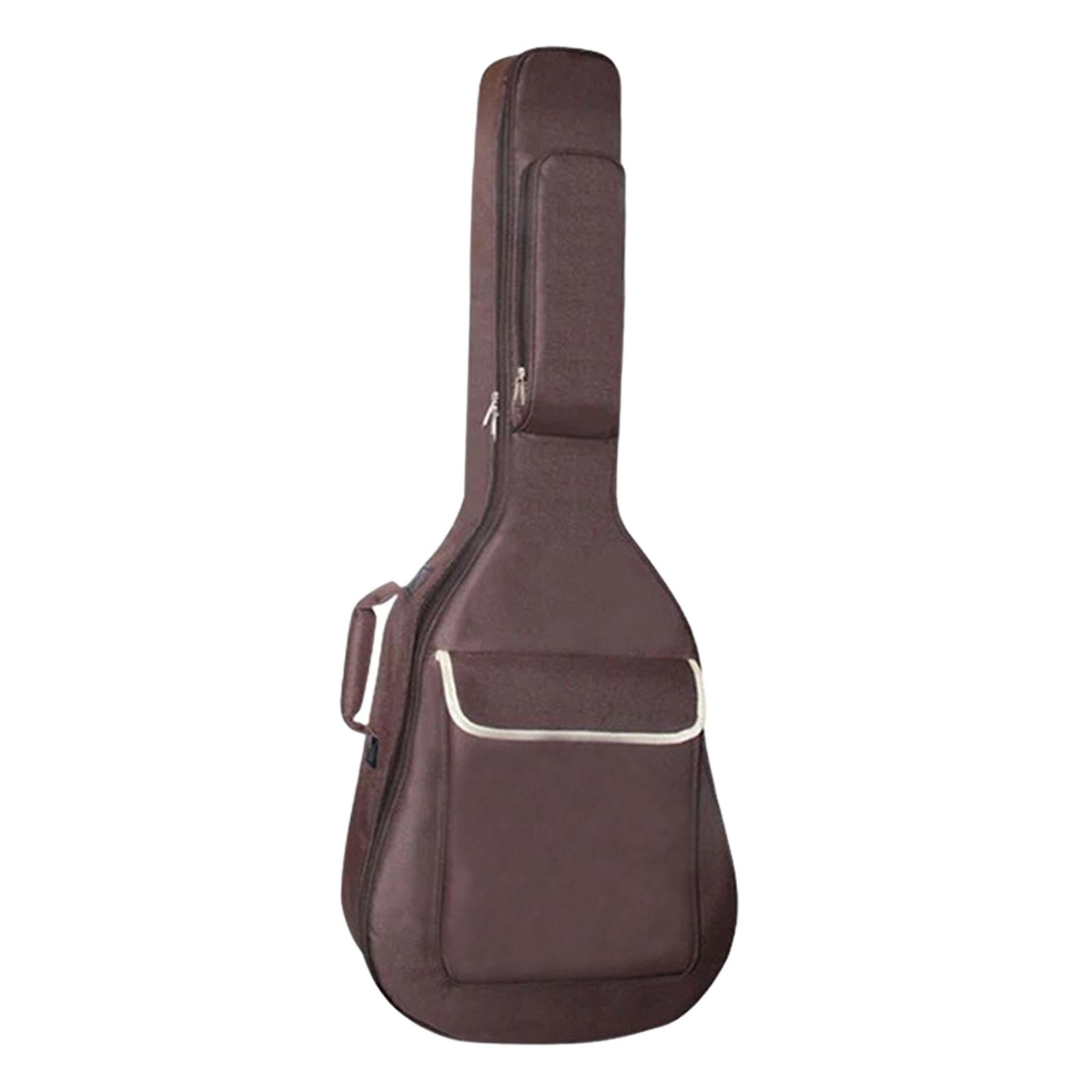 PETSOLA Acoustic Guitar Bag Soft Carrying Case Dual Adjustable Shoulder ...