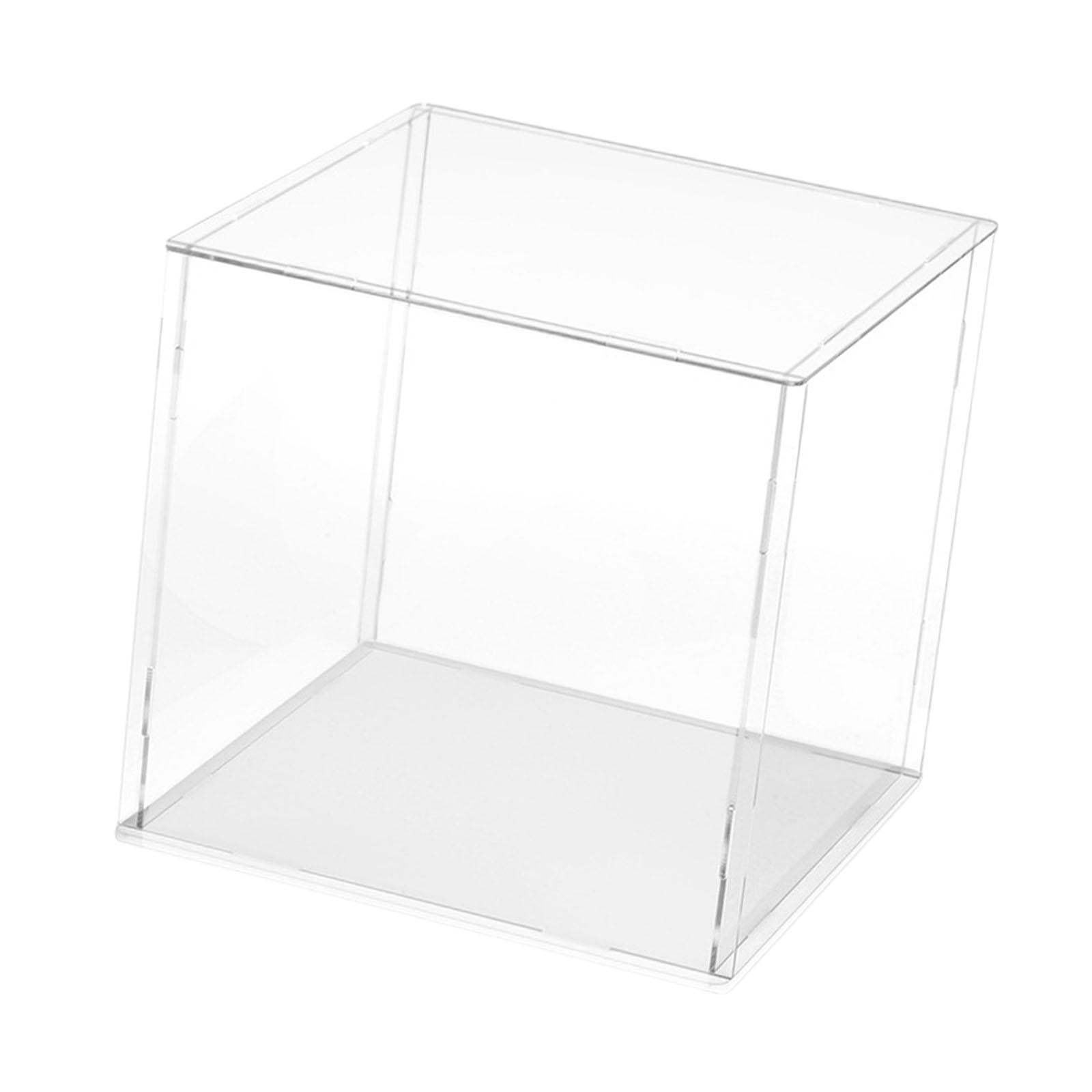 PETSOLA Acrylic Clear Display Box Case Figure Display Organizer Display ...
