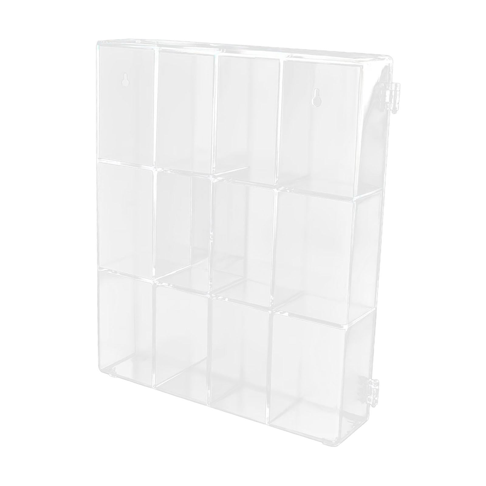 PETSOLA Action Figure Display Shelf Clear Display Case Clear Doll ...