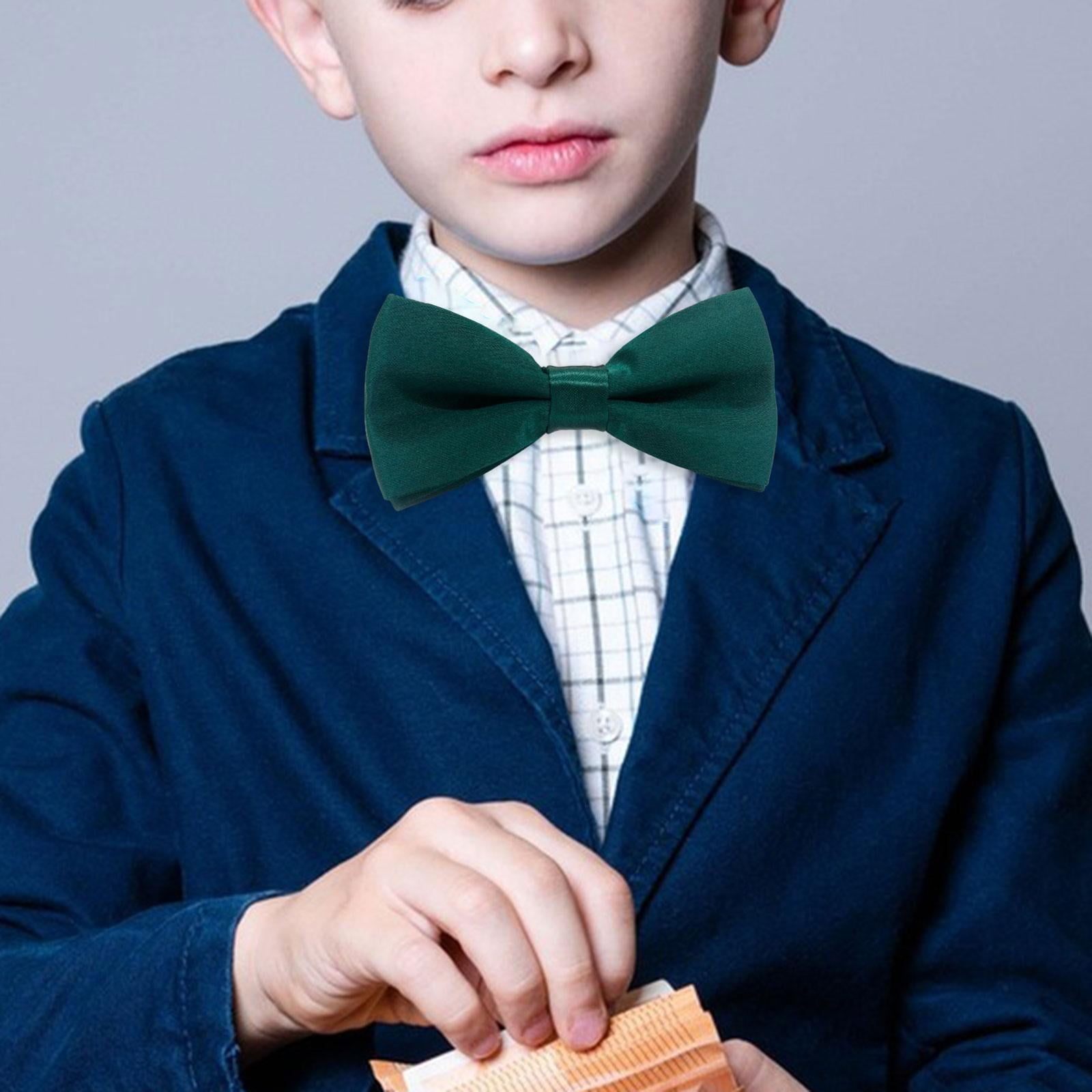PETSOLA Adjustable Bow Ties Pre Tied Bow Tie Fashion Soft Child ...