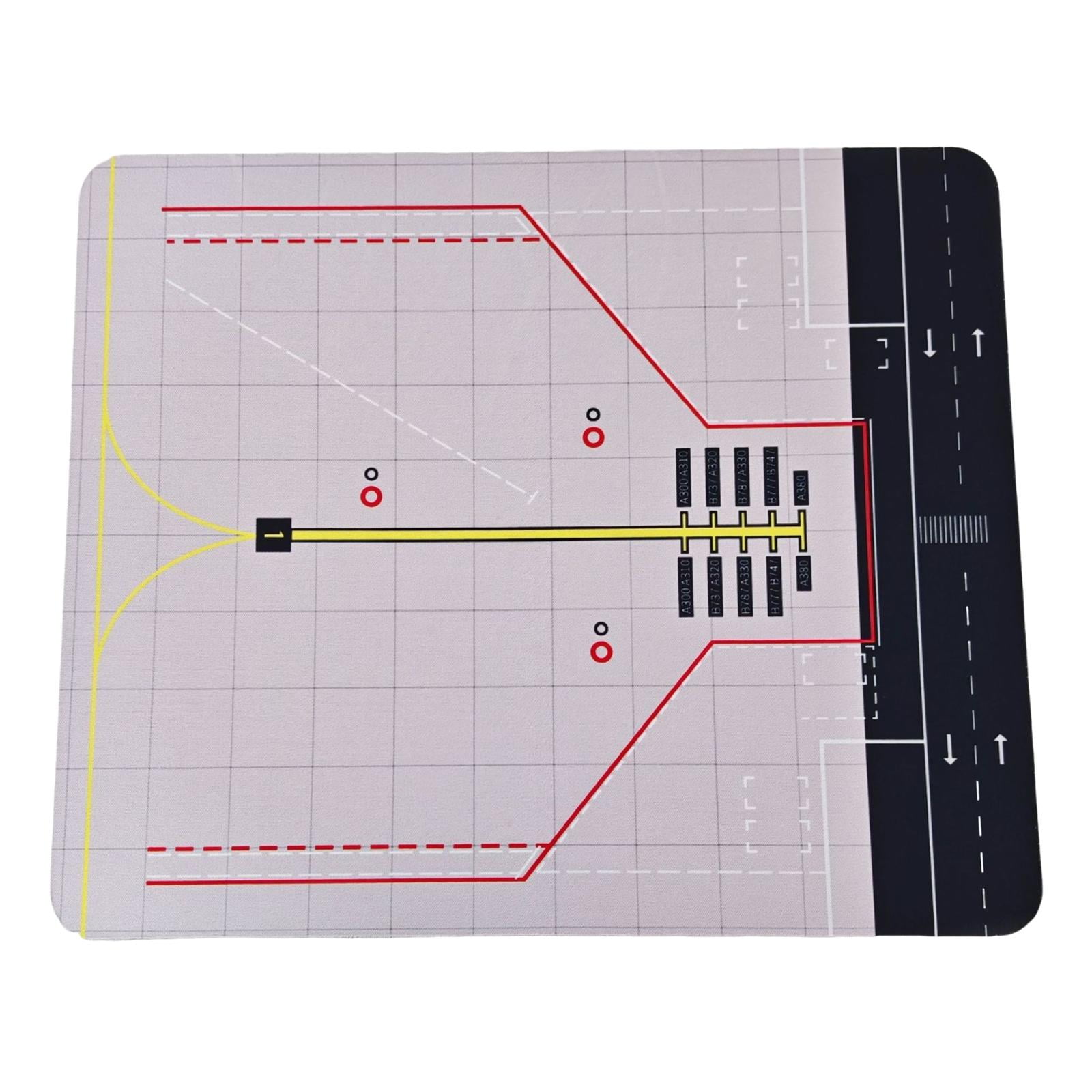 PETSOLA Airplane Parking Apron Model Mat Decoration Layout 1/200 Scale ...