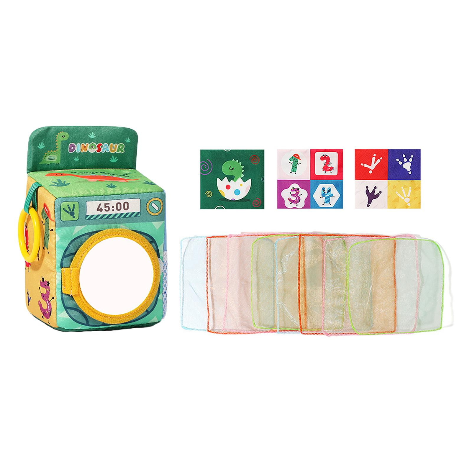 PETSOLA Baby Tissue Box and Mirror Fine Motor Skill Activities Soft ...