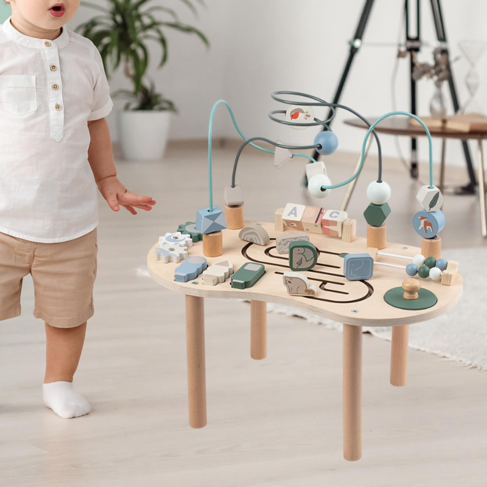 PETSOLA Bead Maze Board Toy Beads Roller Toy Hand Eye Coordination ...