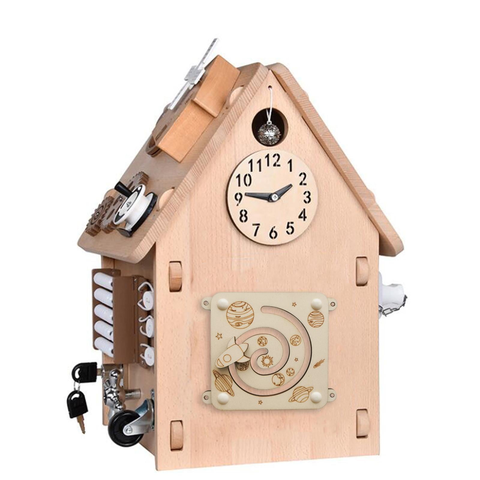 PETSOLA Busy Board DIY Accessories Travel Toy, Learning Activities ...