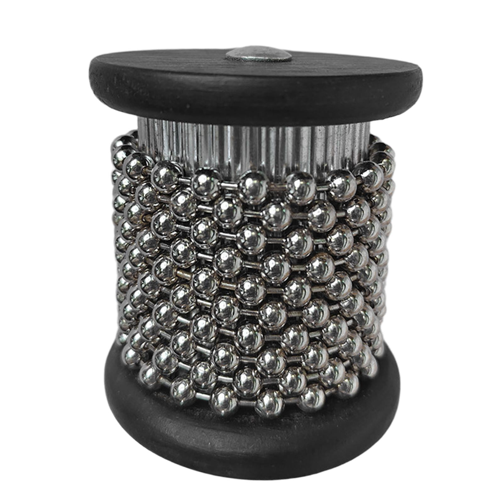 PETSOLA Cabasa Hand Shaker Musical Toy Educational Metal Beaded Chain ...