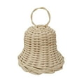 PETSOLA Christmas Bell, Handwoven Bells, Xmas Tree Pendant, Rattan Woven Bell Toys, Handmade ...