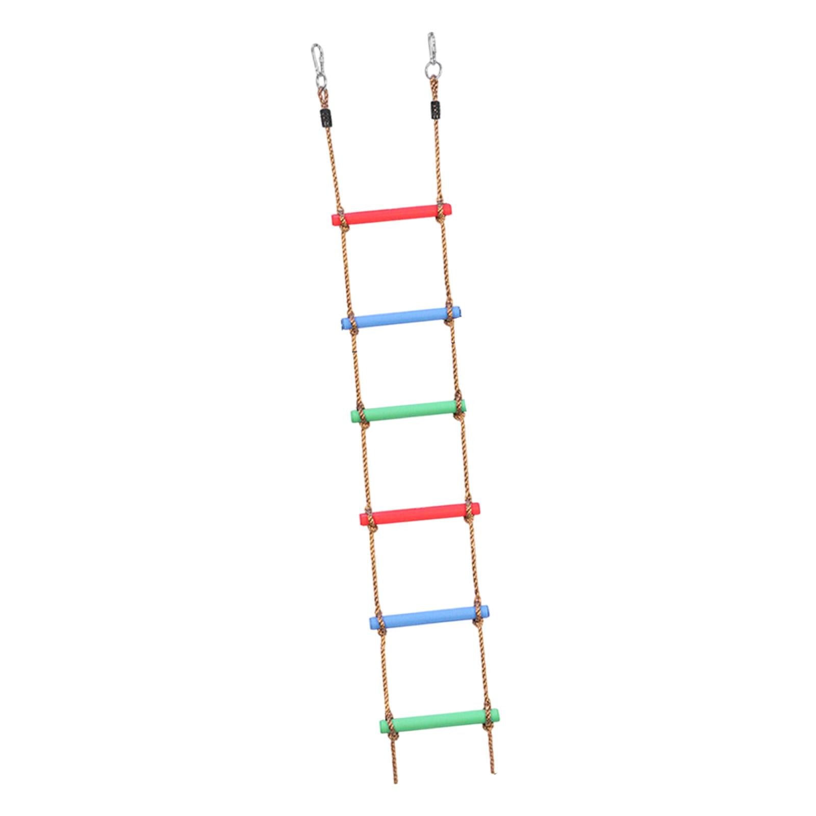 PETSOLA Climbing Rope Ladder Six Steps Accessories Ladder for Kids for ...