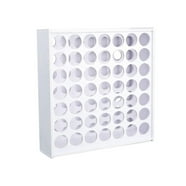 Craft Paint Storage Organizer 63 Holes Vertical Paint Rack Stand Wall ...